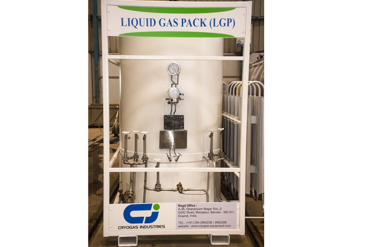 Framed Portable Cryogenic Liquid Gas Packs [LGP - 987B18-CS]
